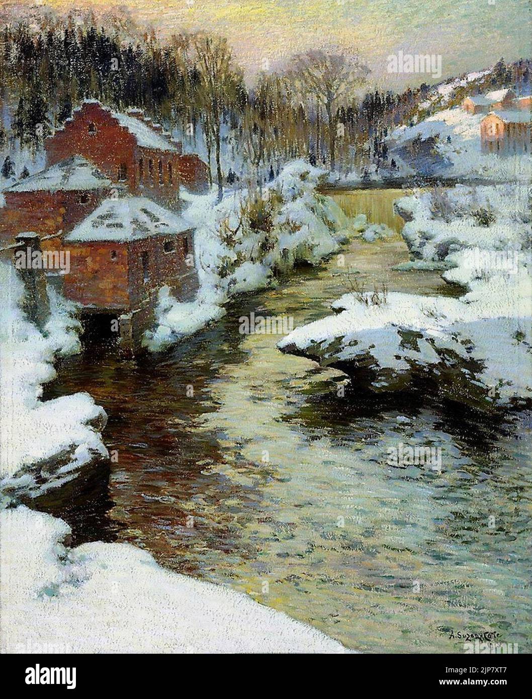 The River Magog - Suzor-Cote Stock Photo - Alamy