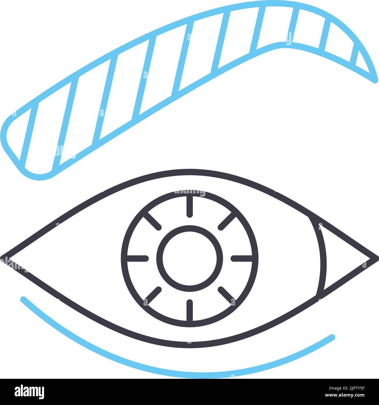 Care vision icon outline Cut Out Stock Images & Pictures - Alamy