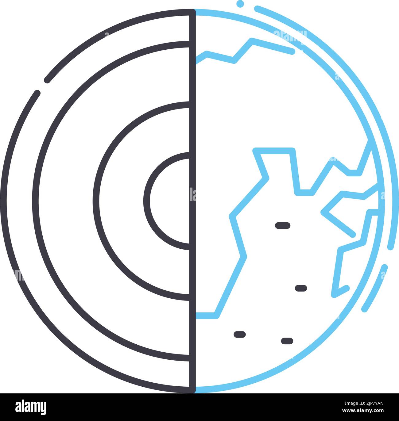 Set symbol planet map earth icon hi-res stock photography and images ...