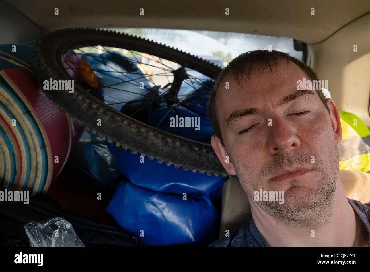 Resting after bicycle ride hi-res stock photography and images - Alamy