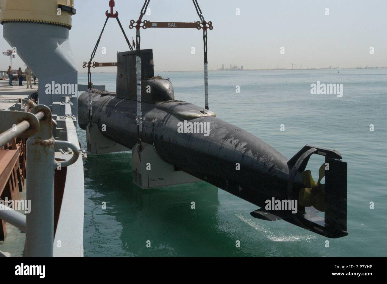 The Royal Danish Navy submarine Her Danish Majesty's Ship HDMS Saelen ...