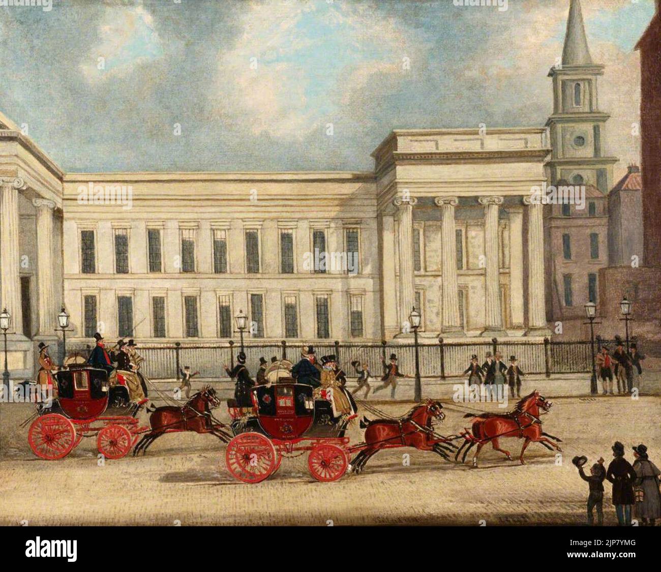 The Royal Mail's Departure from the General Post Office by James ...