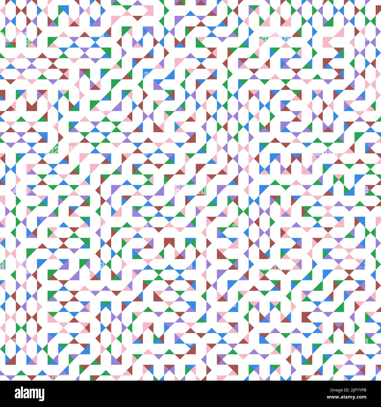 Colorised Rhombuses tiles tessellation pattern illustration Stock ...