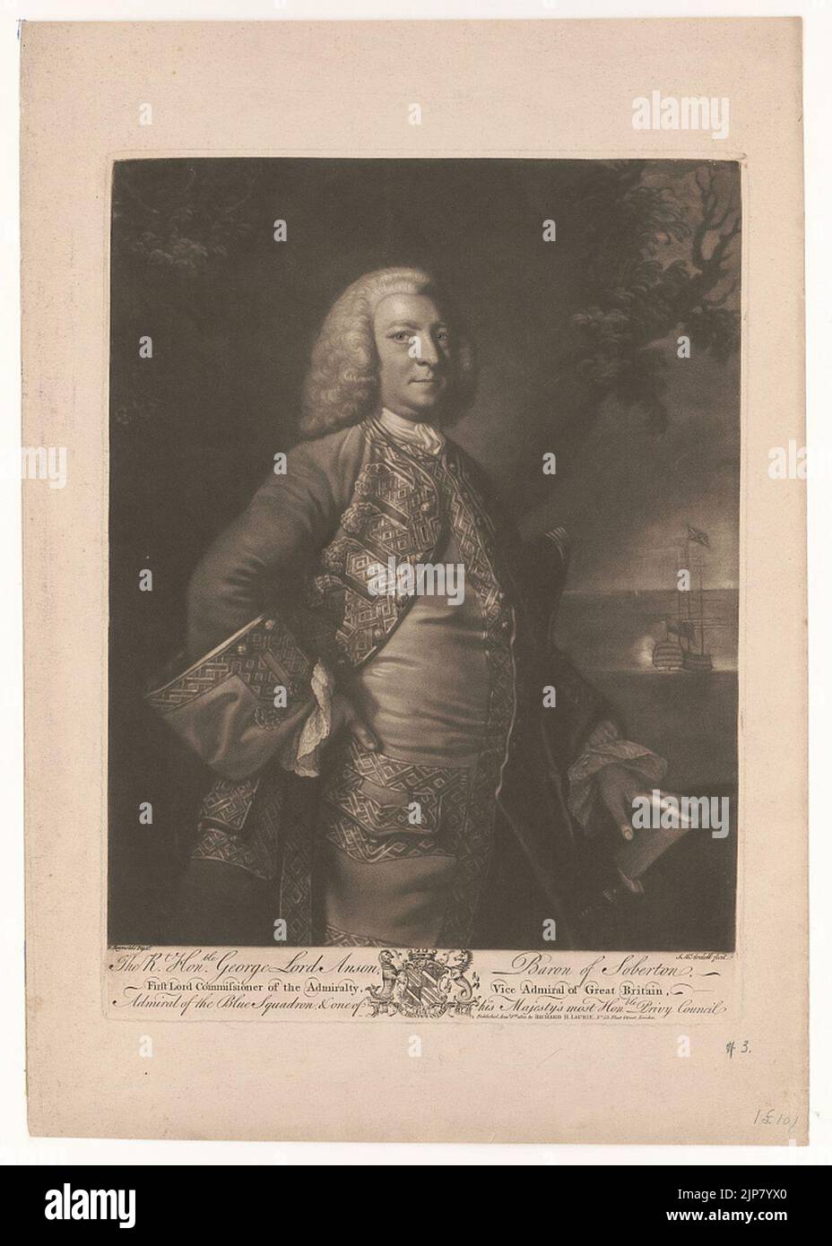 The Rt. Honble. George Lord Anson, Baron of Soberton, ... - J. Reynolds ...