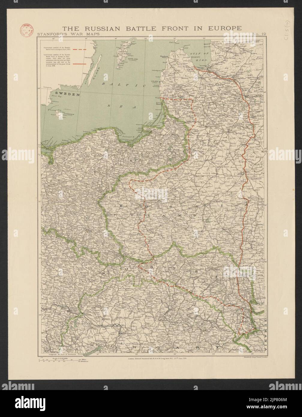 The Russian battle front in Europe (5003804 Stock Photo - Alamy