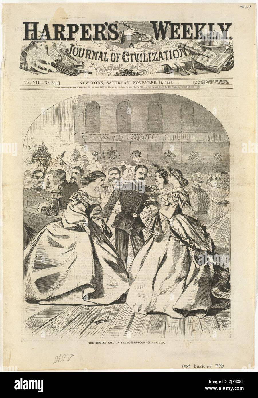 The Russian ball -- In the supper room Stock Photo - Alamy