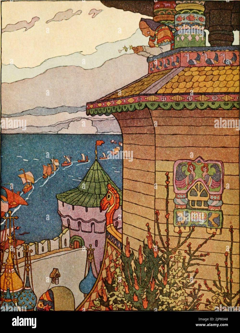 The russian fairy book - plate facing p084 Stock Photo - Alamy