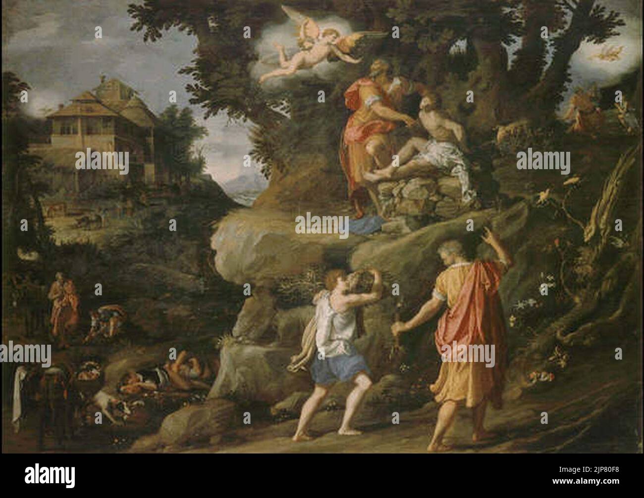 The Sacrifice of Isaac - Alessandro Allori Stock Photo - Alamy