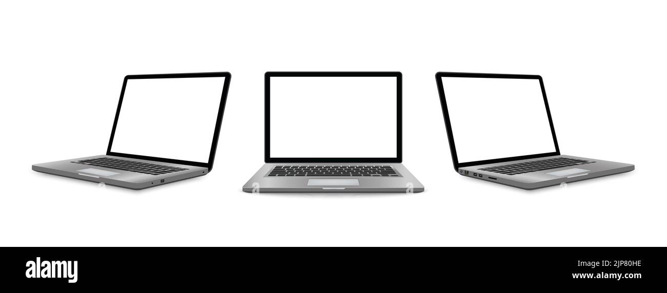 Laptop isolated on white background. Vector Illustration Stock Vector ...