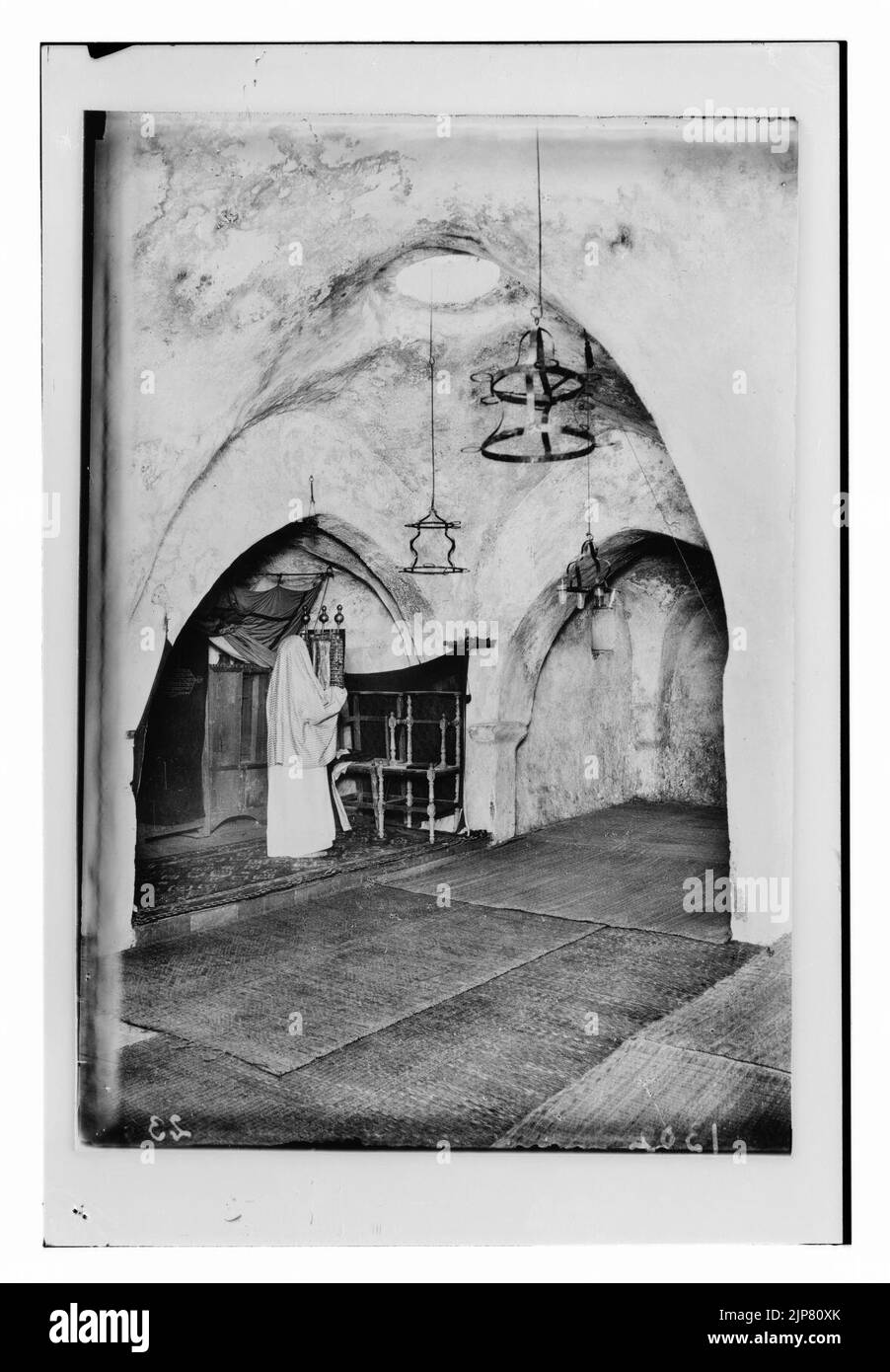 The Samaritans of Nablus (Shechhem). The Samaritan synagogue Stock ...