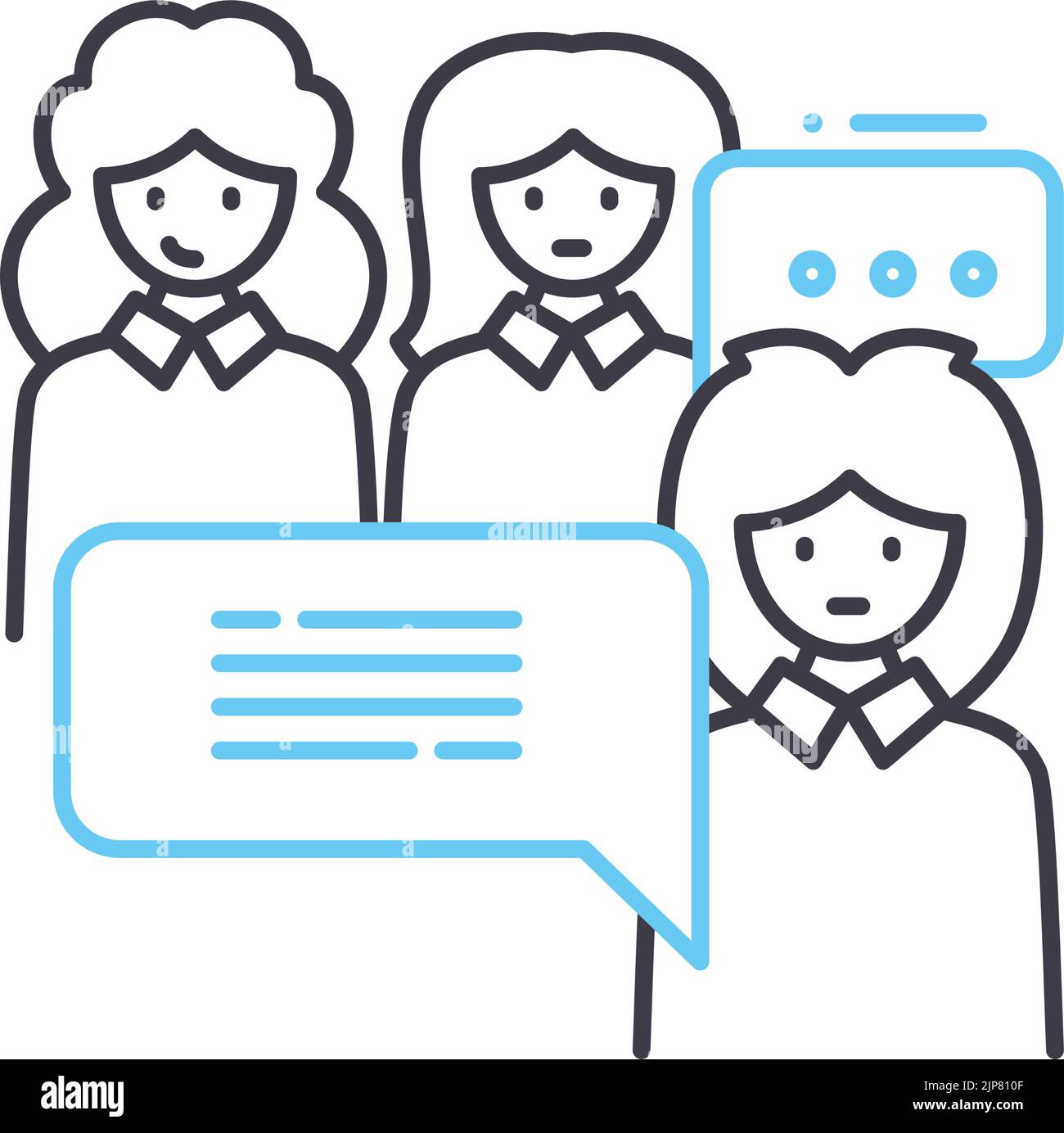 Strategy discussion Stock Vector Images - Alamy