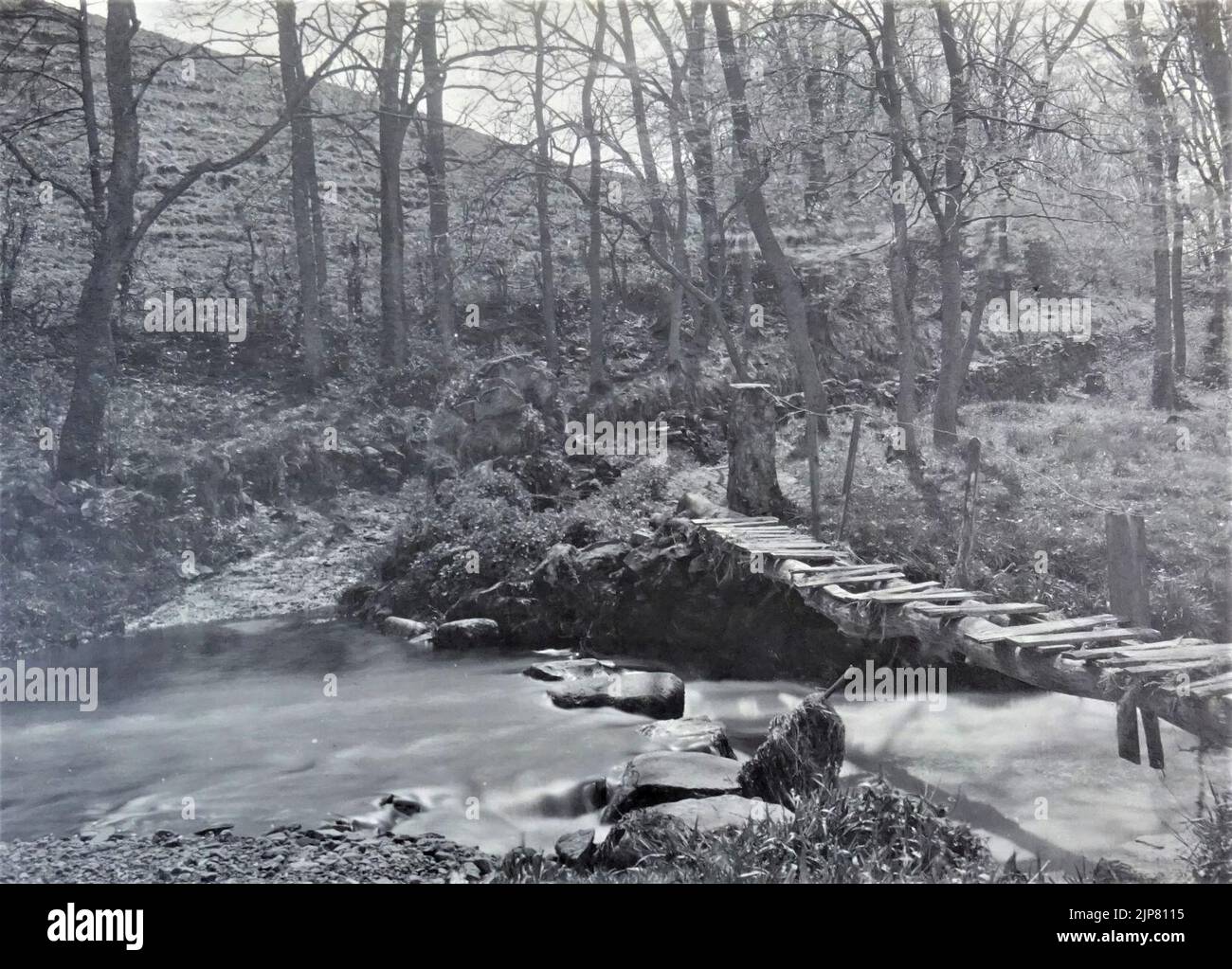The Sandy Ford in 1913, Glazert Water, Dunlop Stock Photo - Alamy