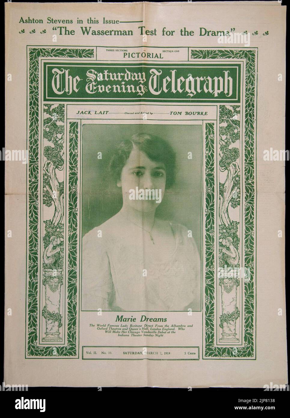 The Saturday Evening Telegraph, March 7, 1914 Stock Photo - Alamy