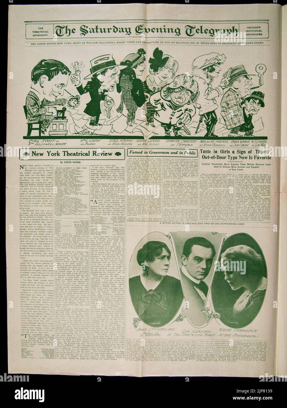 The Saturday Evening Telegraph, March 7, 1914 Stock Photo - Alamy