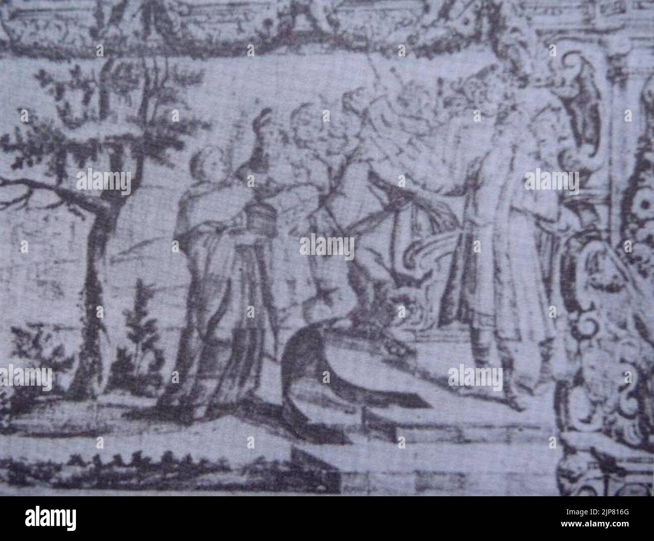 The scene of martyrdom of St. Queen Ketevan (Lisbon, Portugal) (3 Stock ...