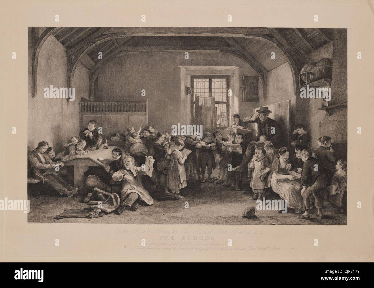 The school, objectnr A 13268 Stock Photo - Alamy