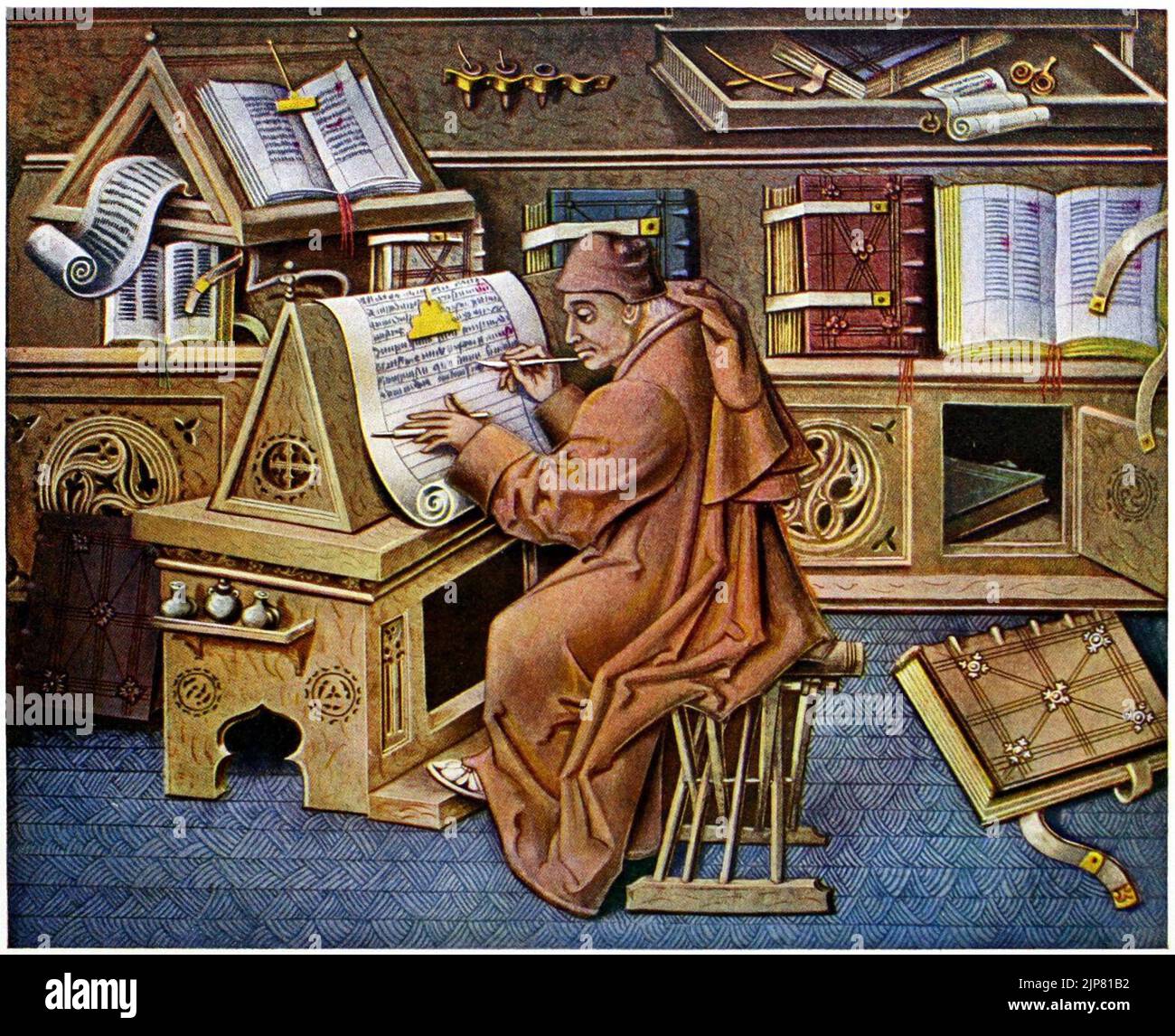 The Scribe at Work Stock Photo - Alamy
