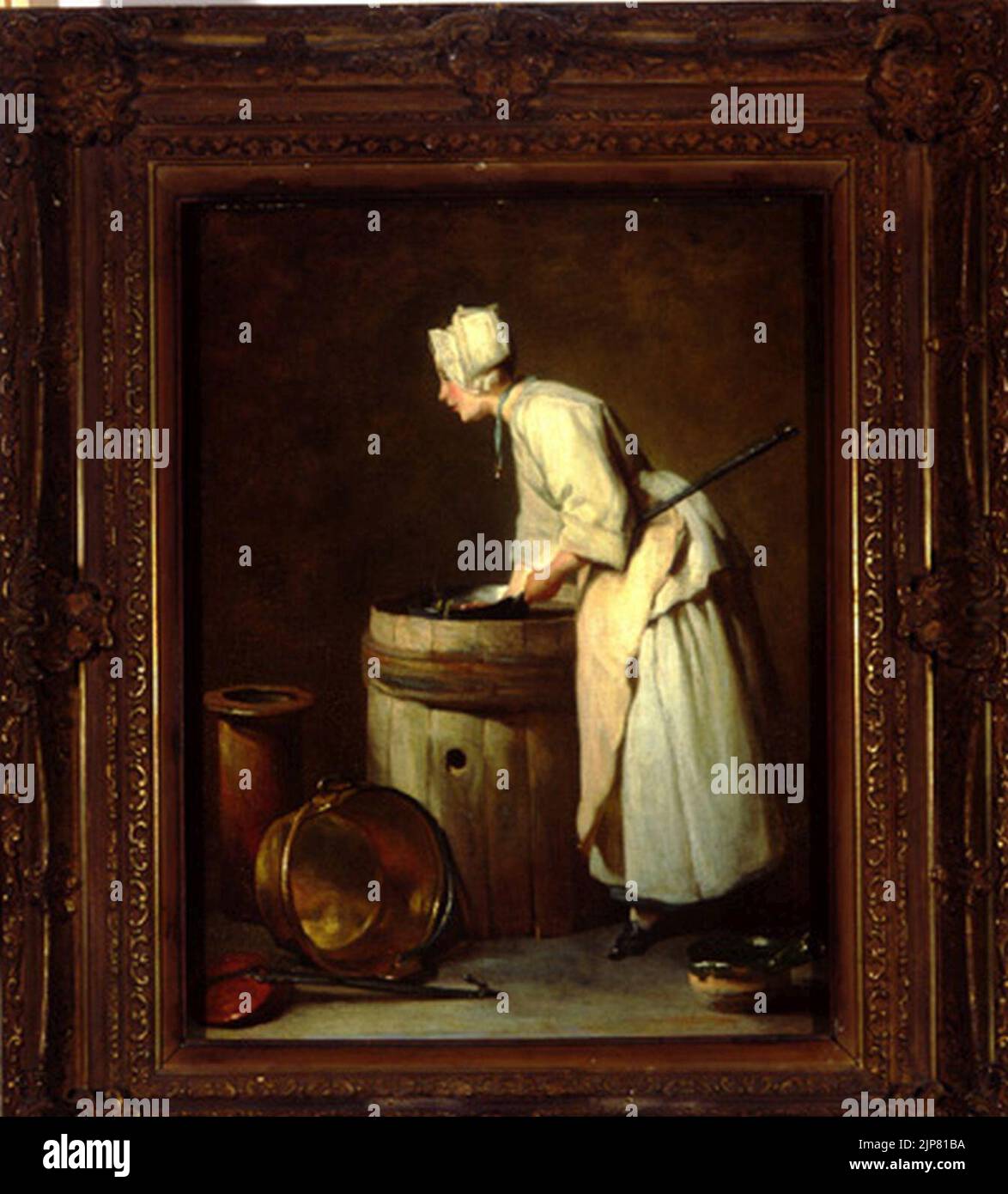 The Scullery Maid (L'Ecureuse Stock Photo - Alamy