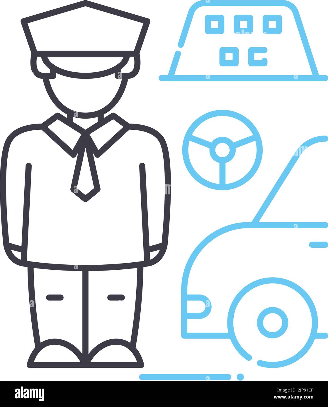 Vector illustration share road Cut Out Stock Images & Pictures - Alamy