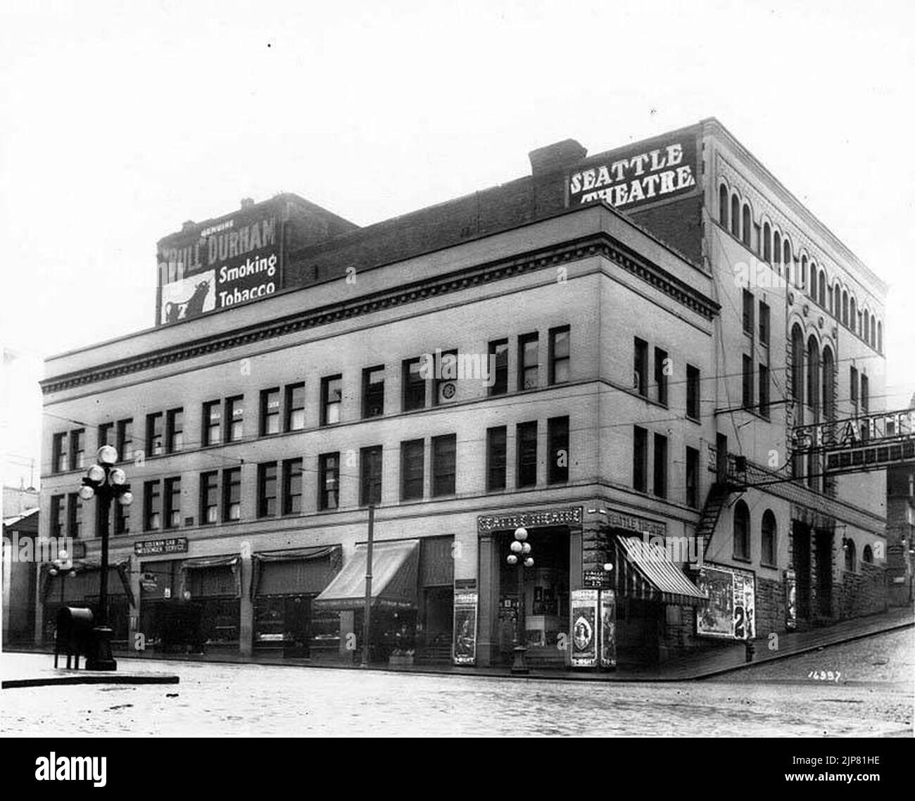 The Seattle Theatre, built in 1892, northeast corner of 3rd Ave and ...