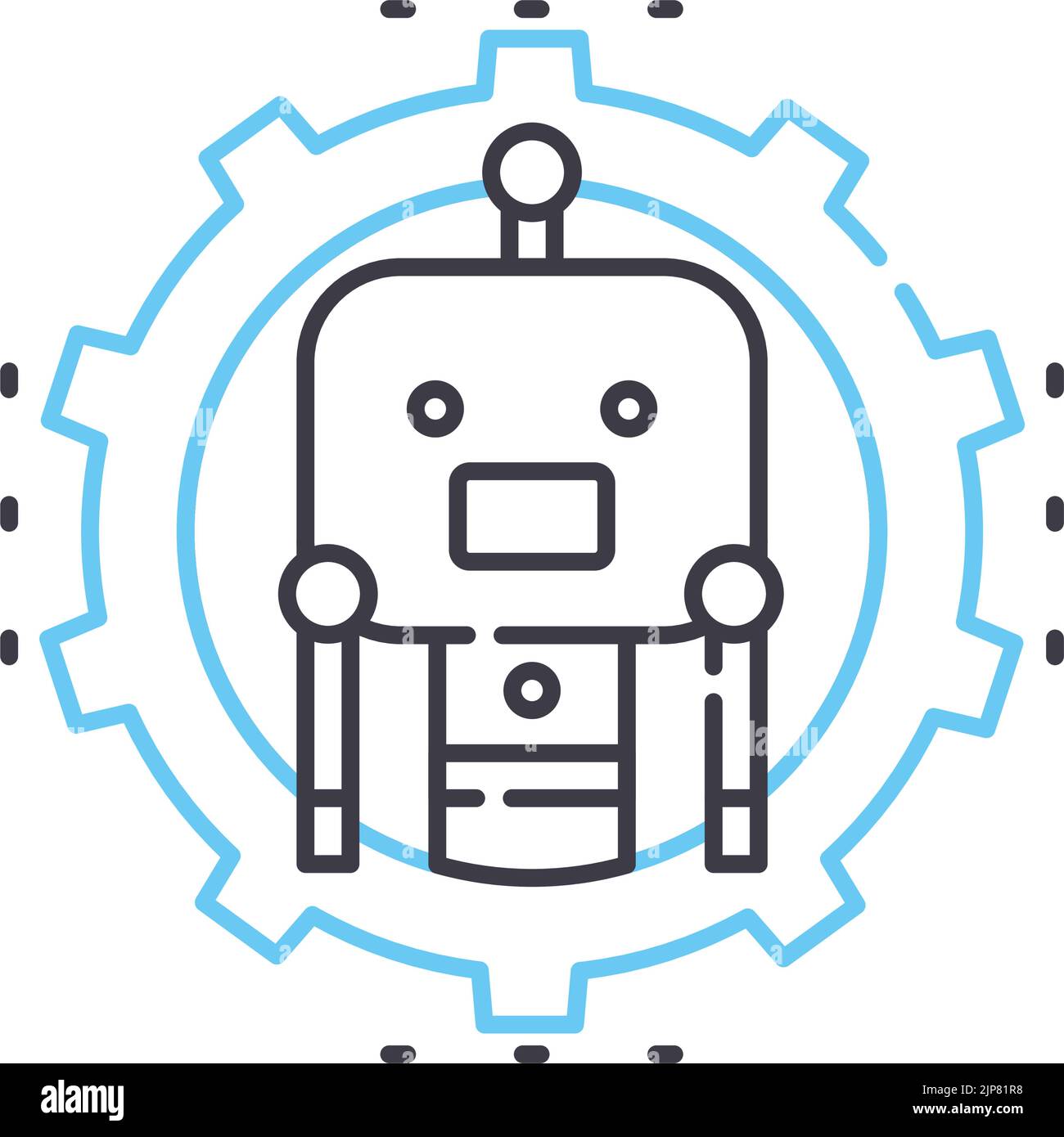 Configuration Line Icon Outline Symbol Vector Illustration Concept Sign Stock Vector Image