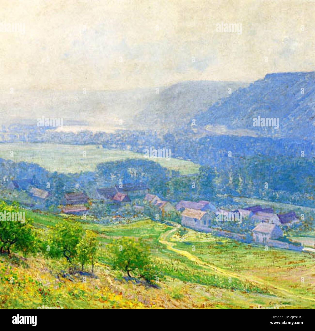 The Seine Valley-Giverny Rose Stock Photo - Alamy