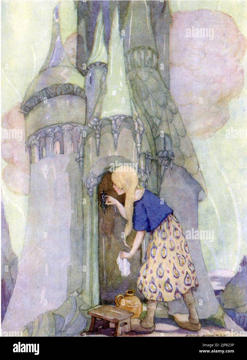 The Seven Crows - Anne Anderson Stock Photo - Alamy