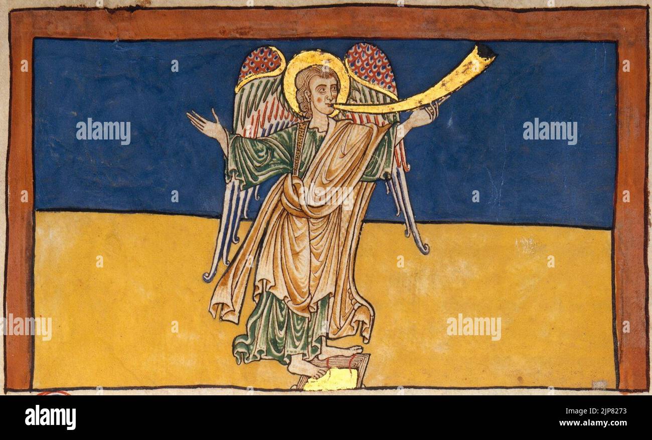 The Seventh Angel of the Apocalypse Proclaiming the Reign of the Lord ...