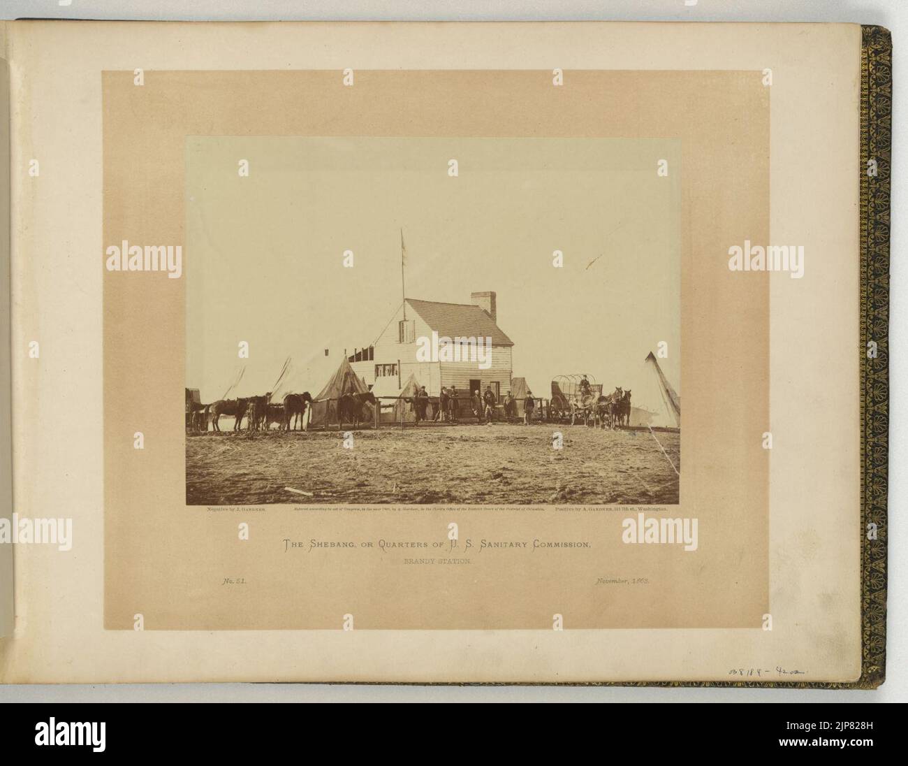 The Shebang, or quarters of the U.S. Sanitary Commission, Brandy ...