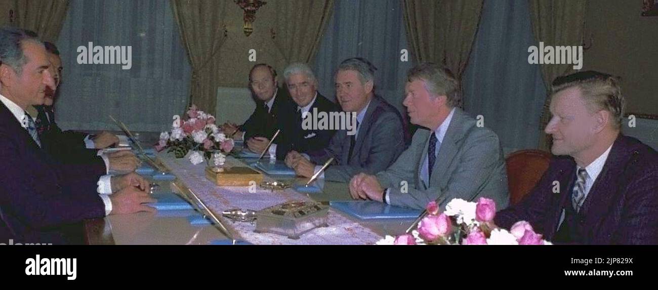 The Shah with Atherton, Sullivan, Vance, Carter and Brzezinski, 1977 ...