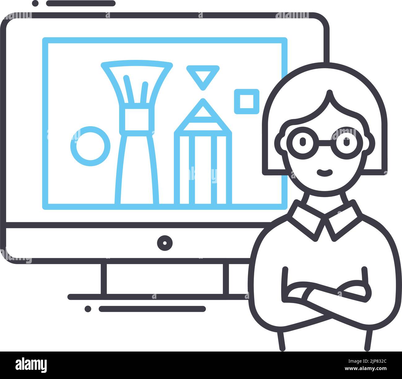 Art studio creative process Cut Out Stock Images & Pictures - Alamy