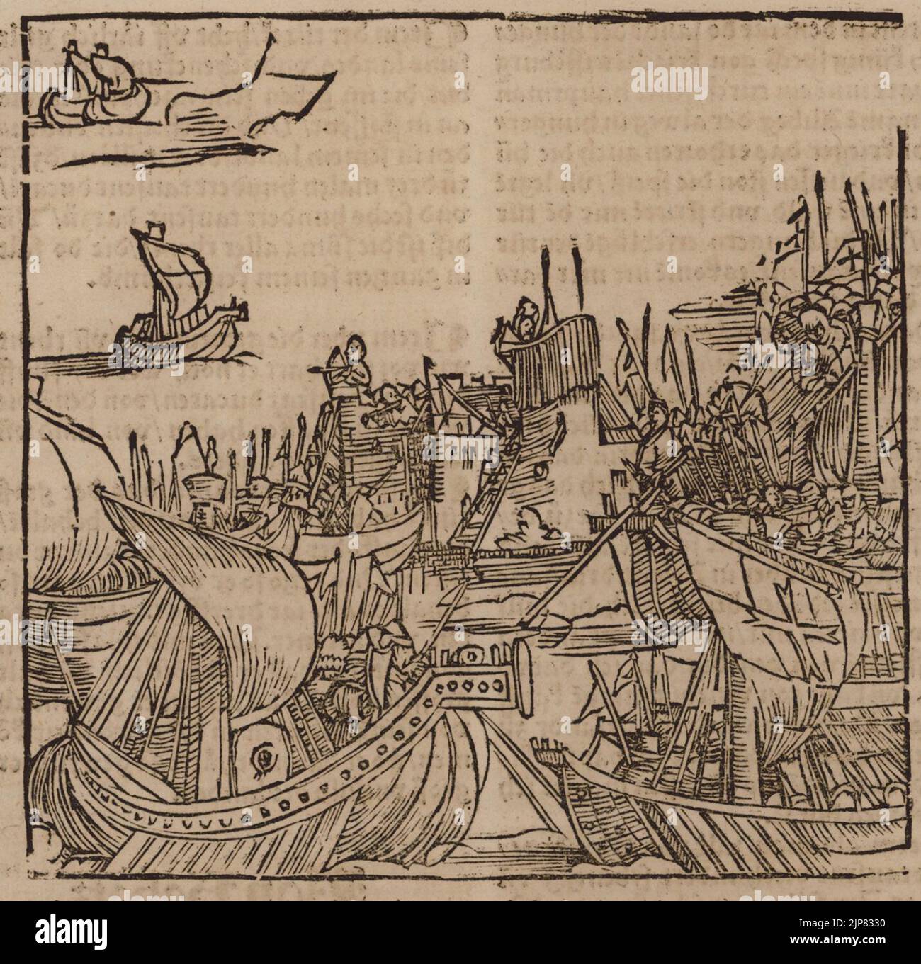 The siege of Rhodes by the Ottomans, 1480 - Johannes Adelphus - 1513 ...
