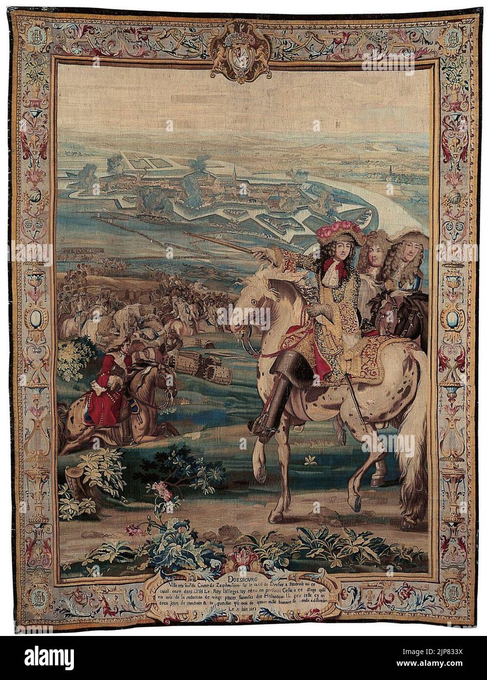 The Siege of Doesburg, tapestry Stock Photo - Alamy