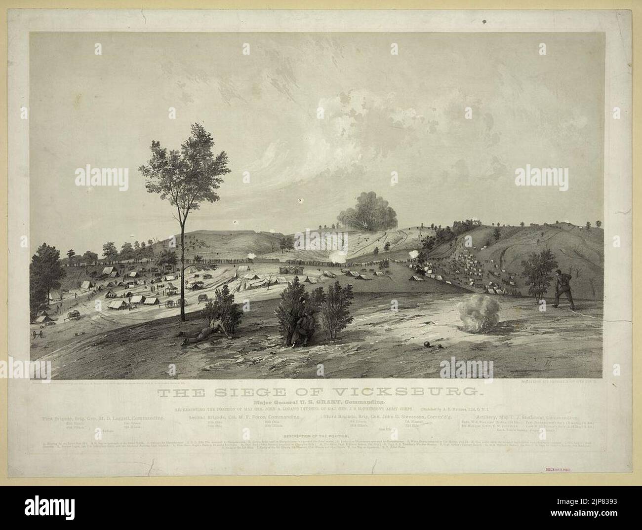 The siege of Vicksburg - Major General U.S. Grant, commanding - JG ...