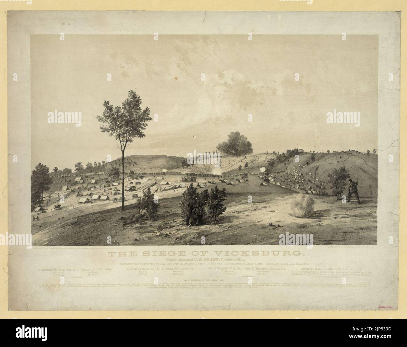 The siege of Vicksburg - Major General U.S. Grant, commanding - JG ...