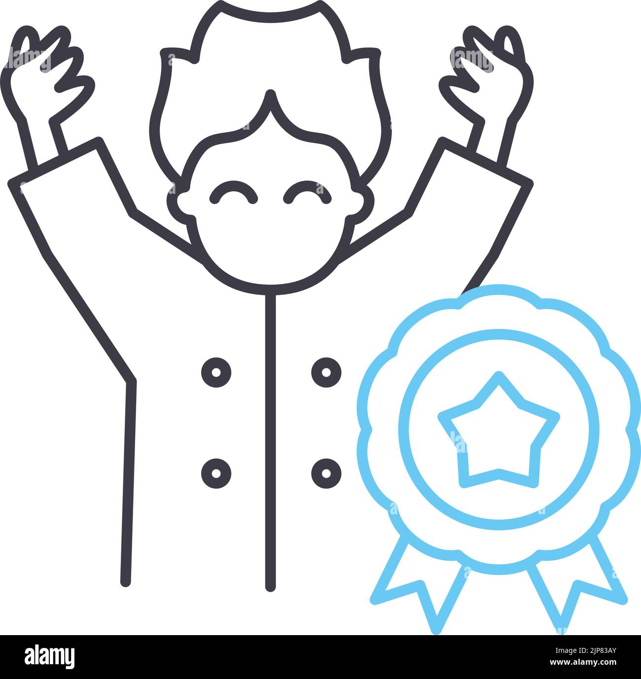 best line icon, outline symbol, vector illustration, concept sign Stock ...