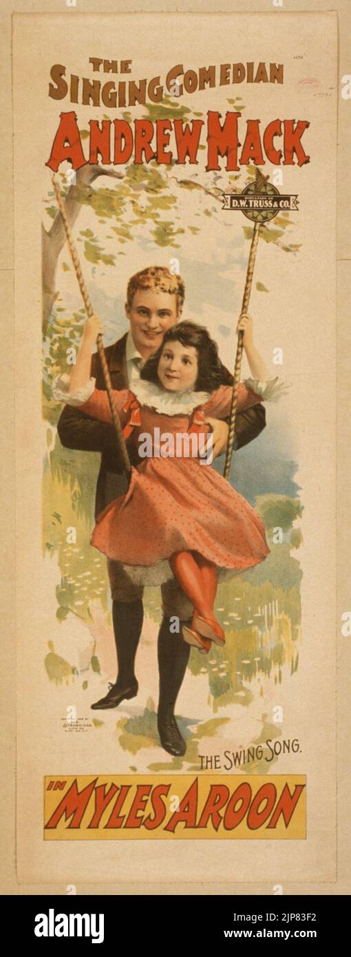 The singing comedian, Andrew Mack in Myles Aroon Stock Photo - Alamy