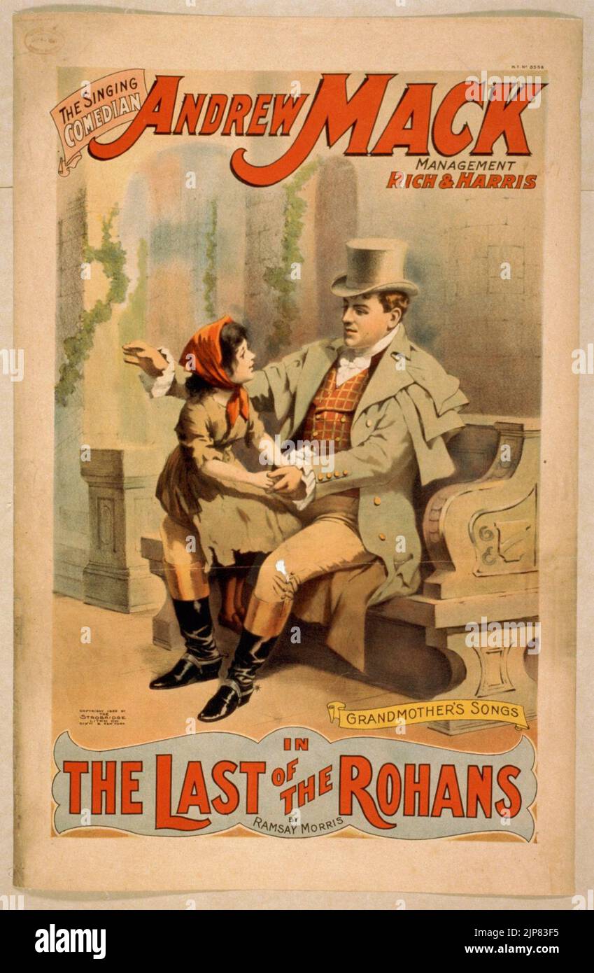 The singing comedian, Andrew Mack in the The last of the Rohans by ...