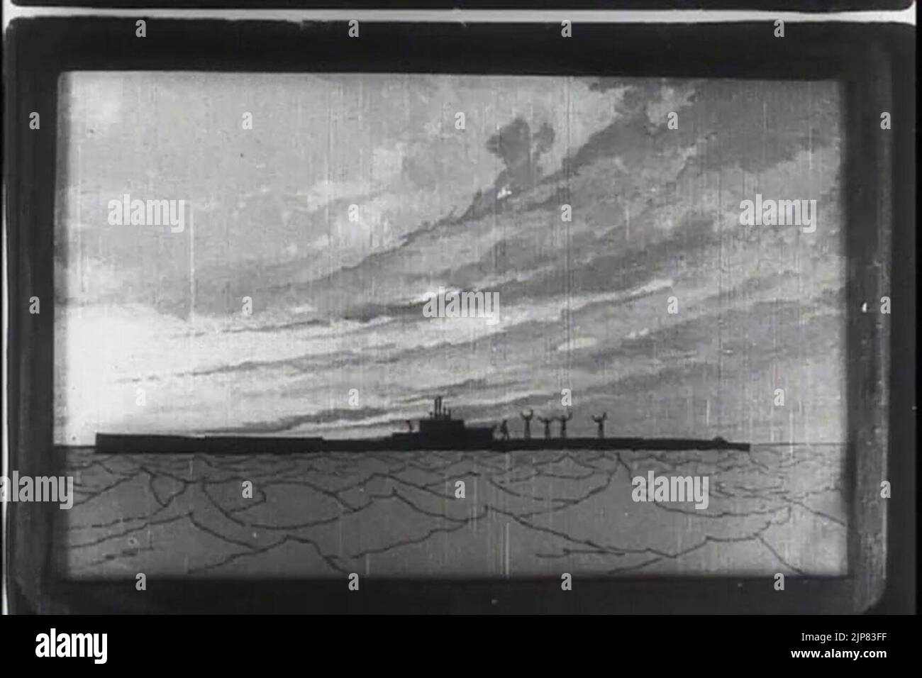 The Sinking of the Lusitania, 1918 film, image 19 Stock Photo - Alamy