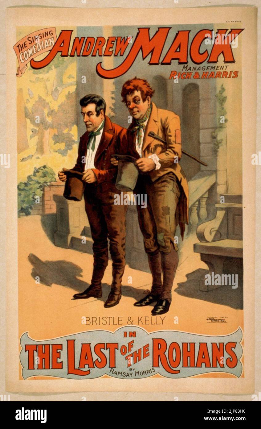 The singing comedian, Andrew Mack in the The last of the Rohans by ...