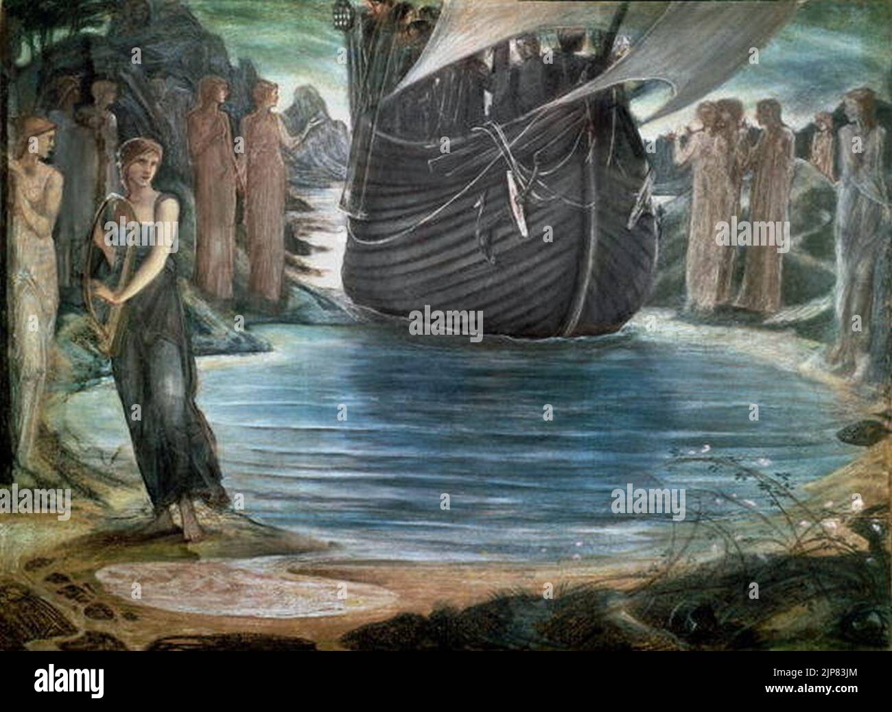 The Sirens - Edward Burne-Jones (1875 Stock Photo - Alamy