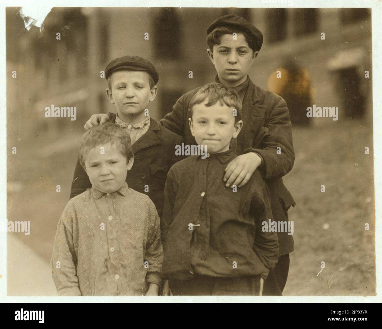 The Slein boys. Meyer Slein (12 yrs. old) his brother Abe (10 years old ...
