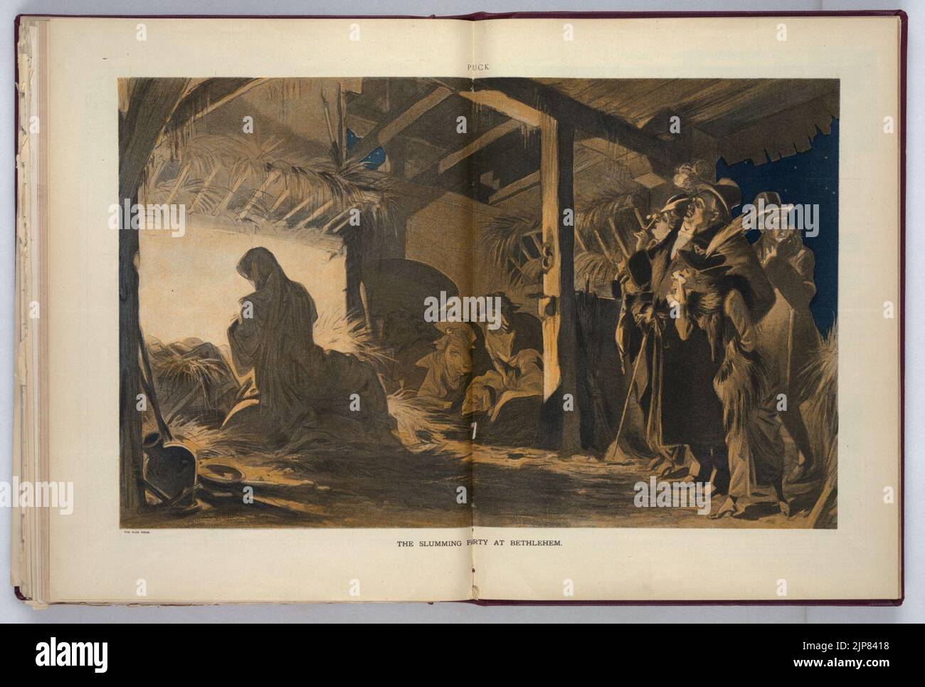 The slumming party at Bethlehem - Kep Stock Photo - Alamy