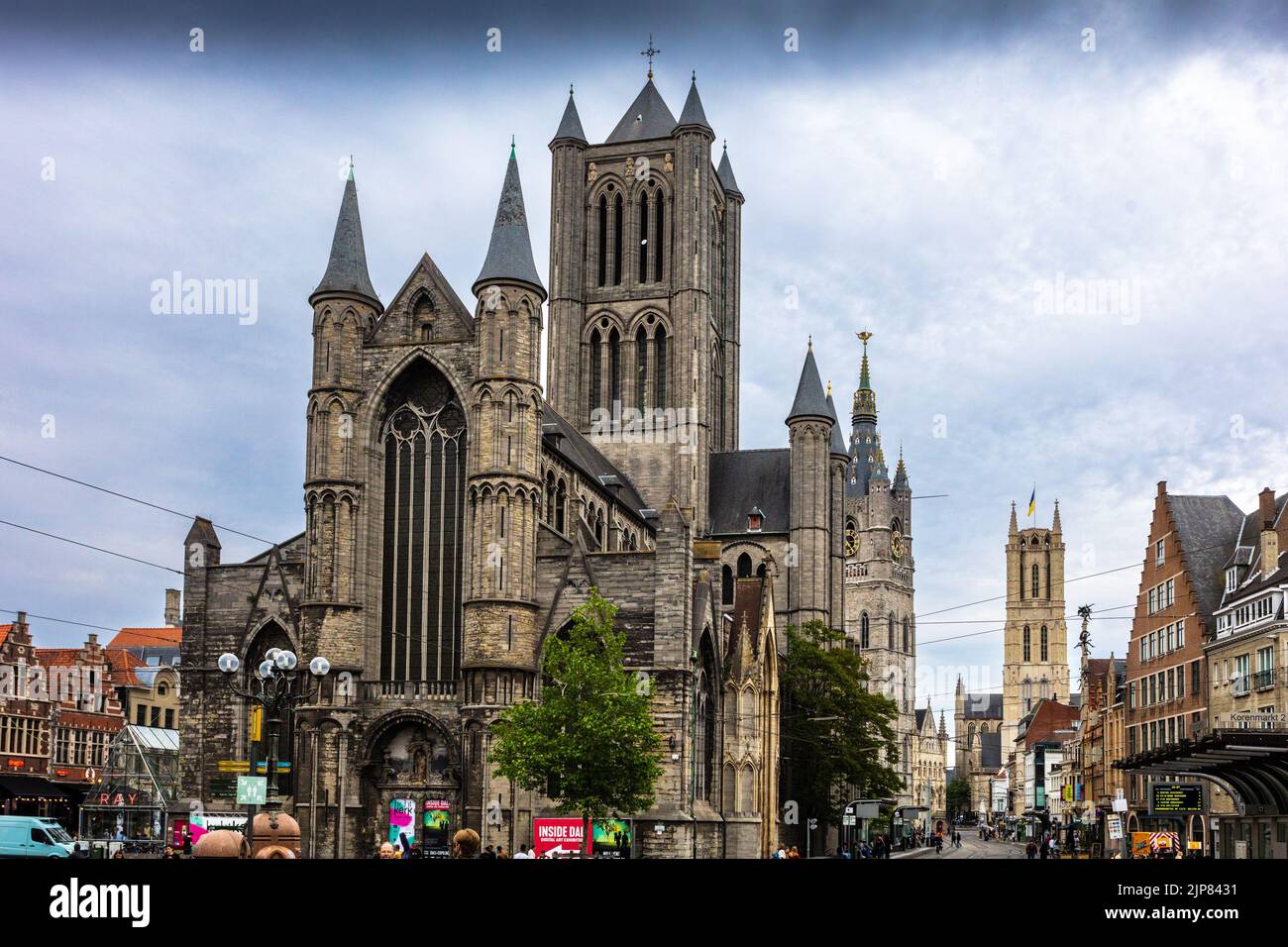 Ghent cathedral tower hi-res stock photography and images - Alamy