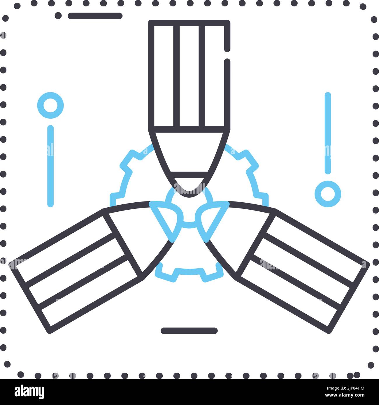 concept line icon, outline symbol, vector illustration, concept sign ...