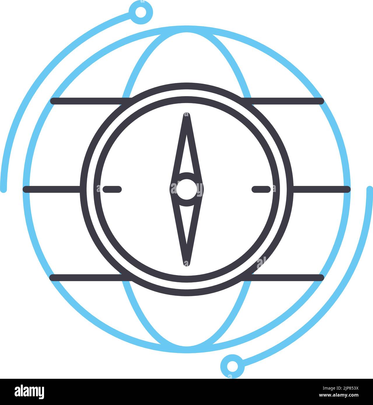 discover line icon, outline symbol, vector illustration, concept sign Stock Vector Image & Art ...