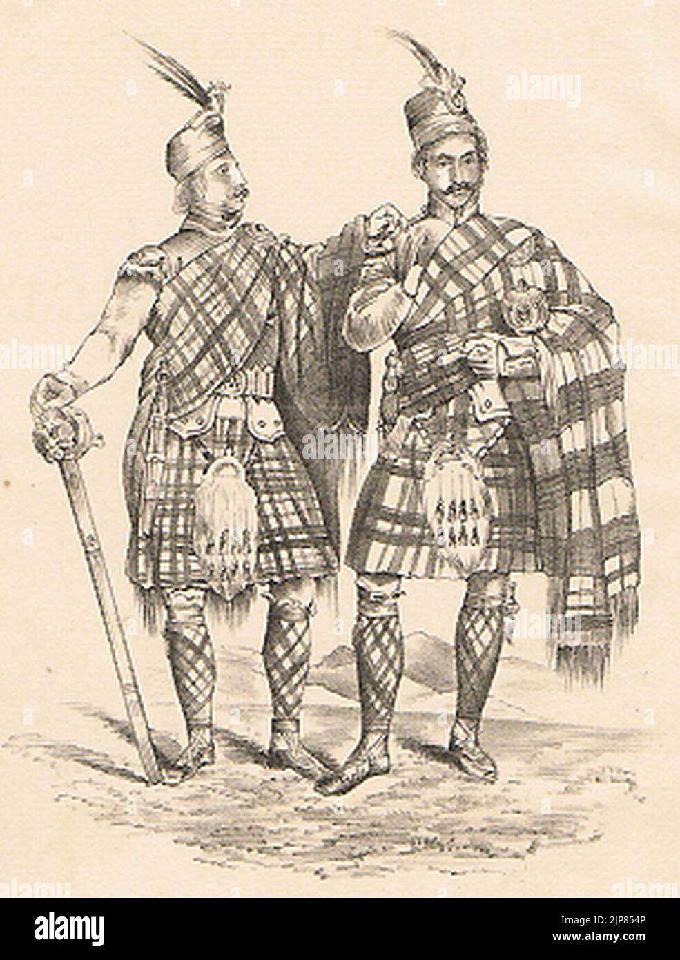 The Sobieski Stuart brothers Stock Photo - Alamy