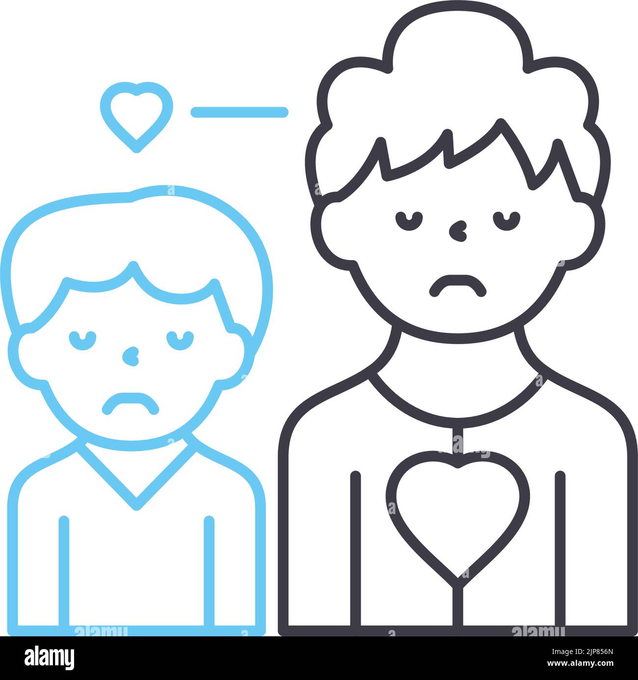 Autism vector flat line Stock Vector Images - Alamy