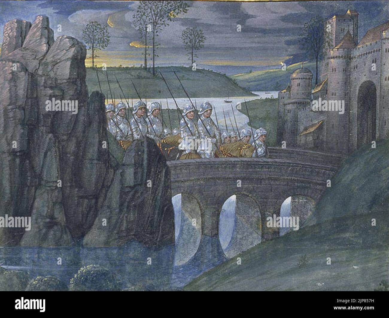 The Soldiers of Brabant Entering Ravenstein Stock Photo - Alamy