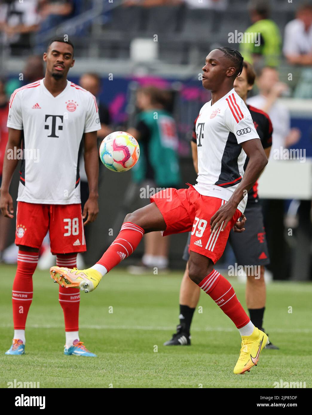 Mathys Tel of FC Bayern Muenchen Fussball 1 . Bundesliga Saison 2022 / ...